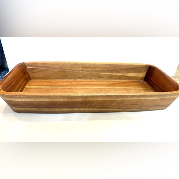 Dining | Better Homes Gardens Wood Rounded Corner Rectangular Serving ...